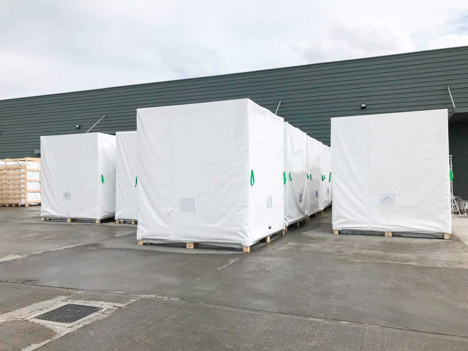 Modular Building Covers - Why Choose Reusable PVC?